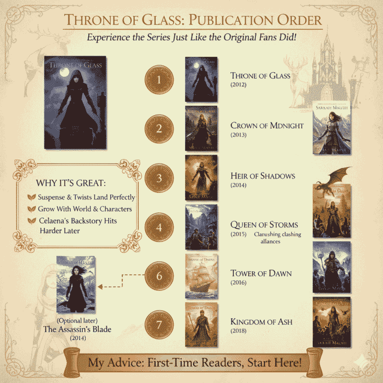 Best Order to Read Throne of Glass – Tandem Read Guide (and Why It ...